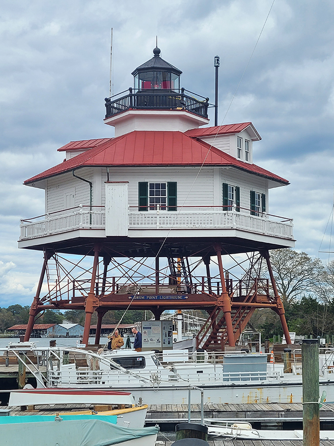 Up close, the Drum Point Lighthouse reveals its charming details &ndash; a reminder that the most interesting landmarks often come with the best stories.