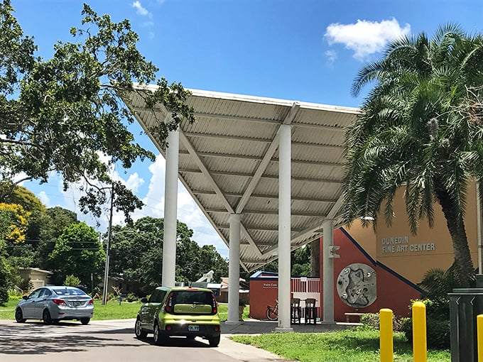 The Dunedin Fine Art Center's distinctive architecture houses creative treasures that prove Florida culture goes beyond flamingo lawn ornaments.