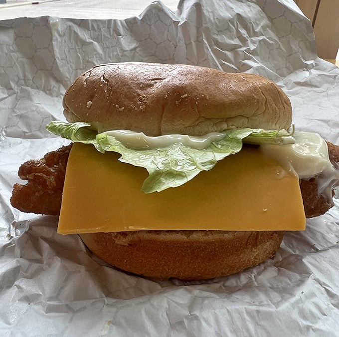 Crispy on the outside, tender within&mdash;this fish sandwich proves that seafood can find happiness hundreds of miles from any ocean.