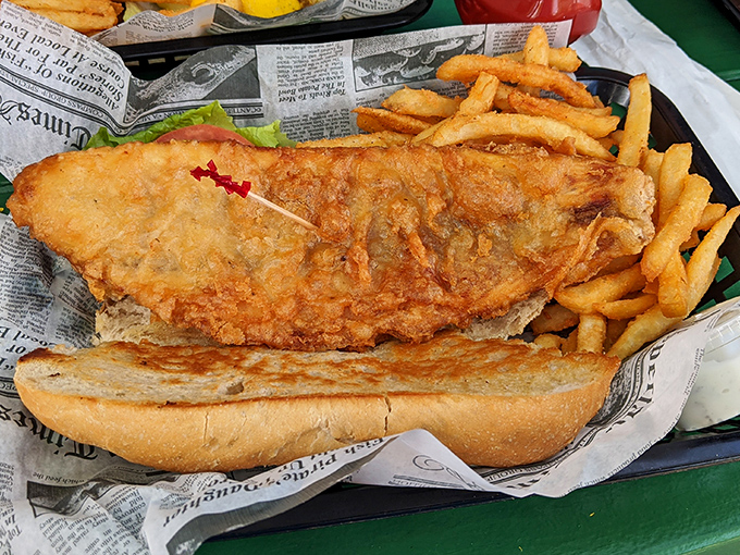 This fish sandwich isn't trying to impress food critics&mdash;it's too busy making regular folks happy with its simple, honest deliciousness.