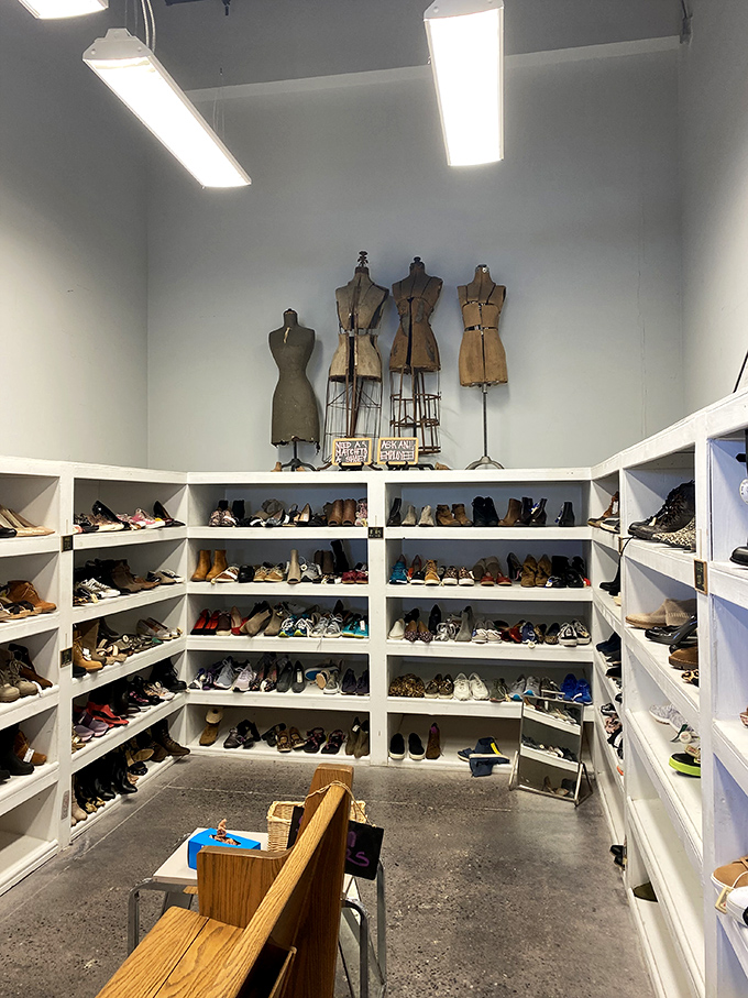 The shoe room feels like Carrie Bradshaw's closet after a reality check&mdash;designer styles without the designer price tags.
