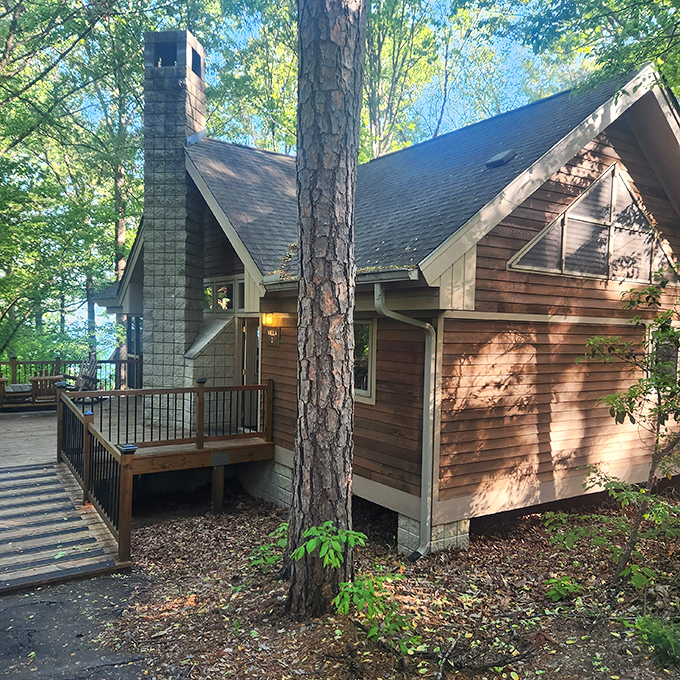 Rustic luxury redefined: These lakeside cabins prove you don't need five stars to have a million-dollar view of South Carolina's most pristine lake.