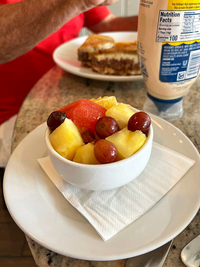A little cup of sunshine to brighten your morning – fresh fruit that reminds you Florida has perks beyond just beaches and theme parks.