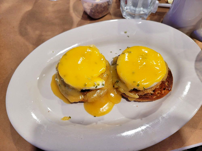 These aren't your grandmother's eggs benedict&mdash;unless your grandmother was a culinary rebel who understood the transformative power of fried green tomatoes.