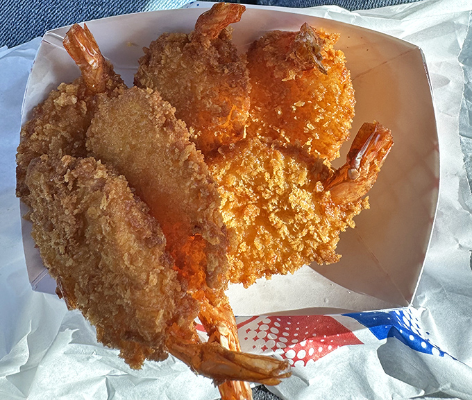 Butterfly shrimp that took a magical dip in the same fryer that makes the legendary chicken. The seafood might be from the ocean, but the flavor is pure heaven.