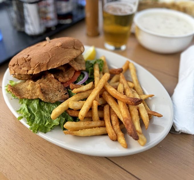 This fried calamari sandwich could convert even the most dedicated burger enthusiast to the seafood side of life.