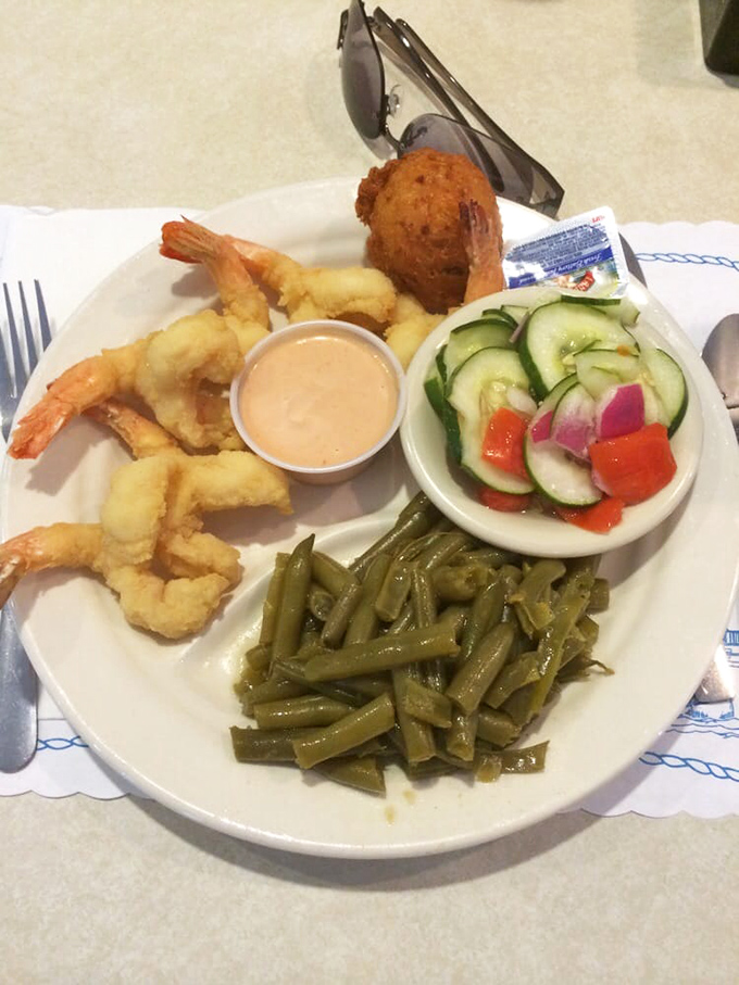 These fried shrimp are what seafood dreams are made of&mdash;plump, perfectly cooked, and served with sides that know their supporting role.