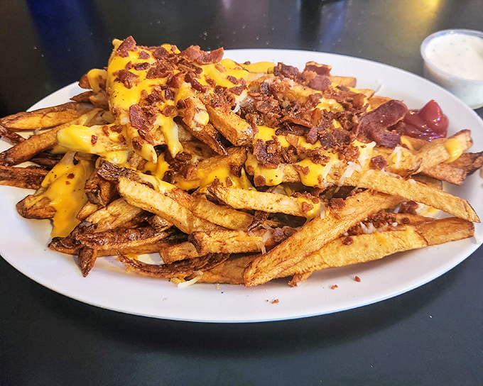 Golden fries that understand their supporting role but steal scenes like seasoned character actors.