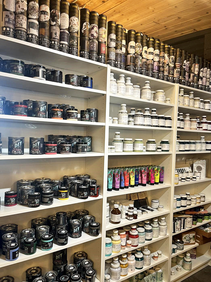 A painter's paradise of DIY potential&mdash;these aren't just paints, they're time machines waiting to transform forgotten treasures.