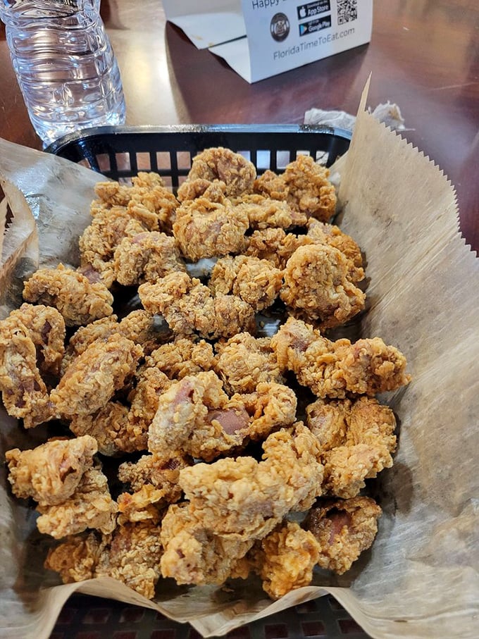 Fried gizzards for the brave souls who know that the best parts often come from unexpected places.