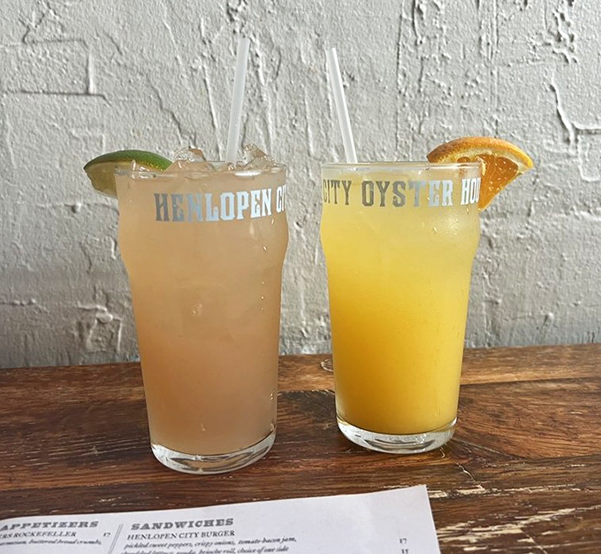 Signature crushes in branded glasses&mdash;because sometimes the best beach vacation happens right at the bar.