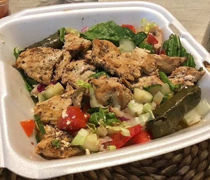 Even healthy options get the royal treatment here. This Greek salad with chicken proves diner food isn't all about indulgence&mdash;though we won't tell if you order pie after.