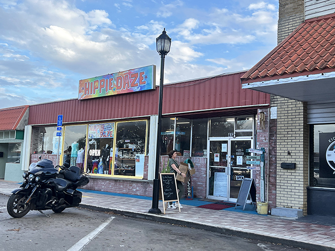 Hippie Daze brings groovy finds to downtown, where tie-dye meets retirement planning in perfect harmony.