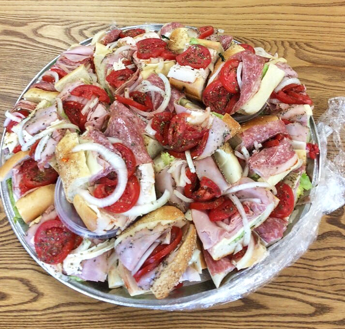 Party platter paradise! These Italian hoagie quarters aren't just appetizers&mdash;they're little ambassadors of joy that disappear faster than you can say "save me one."