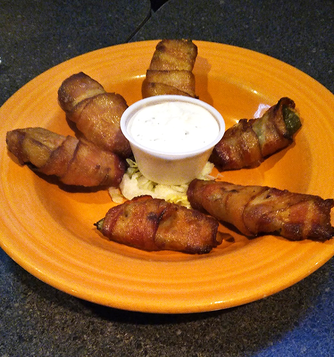 Jalape&ntilde;o poppers wrapped in bacon &ndash; because sometimes vegetables need to dress up fancy to get the attention they deserve.