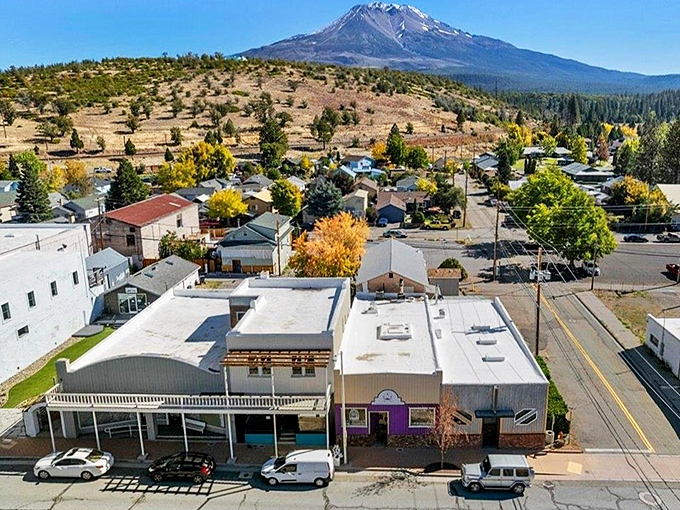 Modest homes nestle together in neighborhoods where people still borrow cups of sugar from each other.