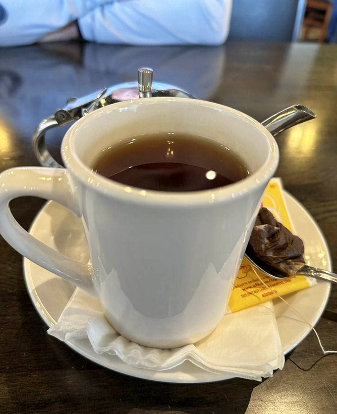 Morning tea served properly &ndash; because sometimes coffee needs a sophisticated cousin at the table.