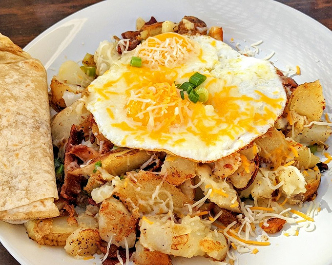 Humphrey Bogart's Skillet wouldn't be out of place in Casablanca&mdash;a beautiful friendship of potatoes, eggs, and cheese that'll make you misty-eyed.