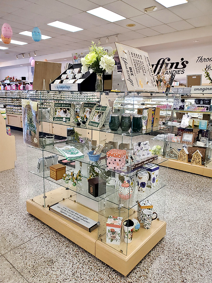 Holiday magic fills every corner as seasonal treats transform shopping into a festive treasure hunt for your sweet tooth.