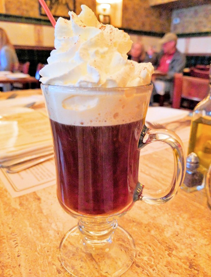 The Italian Kiss cocktail tops off with a cloud of whipped cream. Like dessert in a glass, it's the perfect nightcap to a memorable meal.
