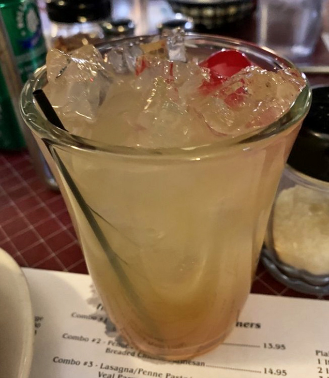 This isn't just a drink&mdash;it's a vacation in a glass, offering a moment of refreshment between bites of garlicky, cheesy goodness.