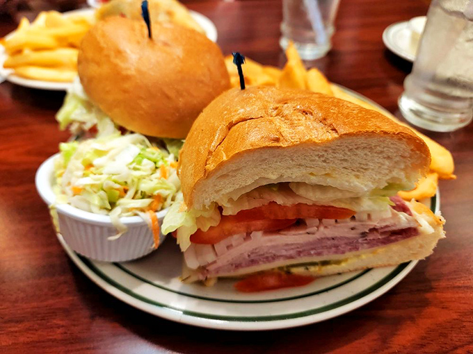 An Italian sub that somehow made peace between Jewish deli tradition and Mediterranean flavors &ndash; world harmony achieved.