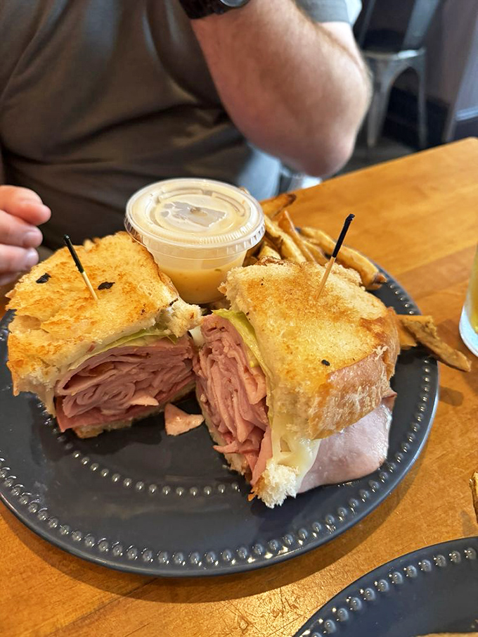 Italian perfection between bread slices &ndash; this sandwich could make the Leaning Tower of Pisa jealous.