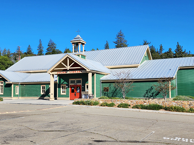 The Julian Library looks like it belongs in a storybook &ndash; fitting for a place that houses thousands of them.