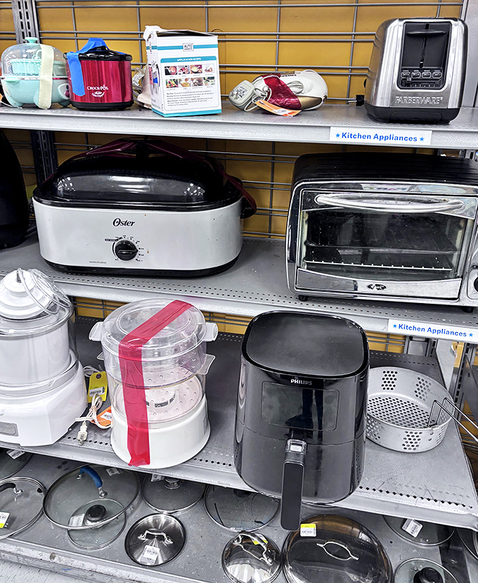 Kitchen gadget graveyard or culinary opportunity? That bread maker someone abandoned might be your ticket to homemade sourdough stardom.