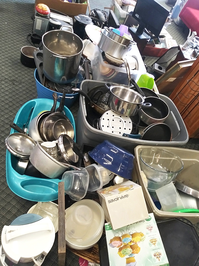 Pots and pans congregate like old friends at a reunion, each with culinary tales to share.