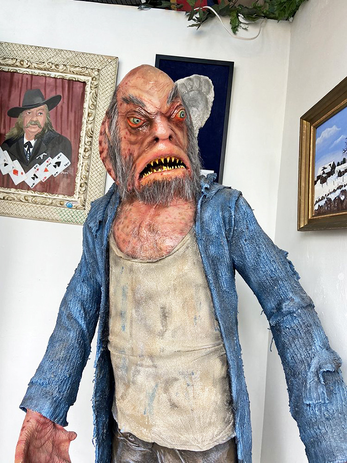 This blue-jacketed monster looks like what happens when you tell your barista you prefer Starbucks.