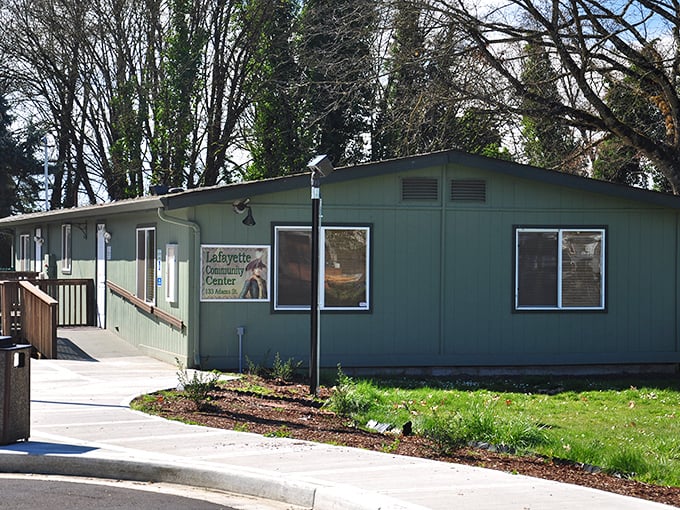 The Lafayette Community Center might not win architectural awards, but it's where the heart of this close-knit town beats strongest.