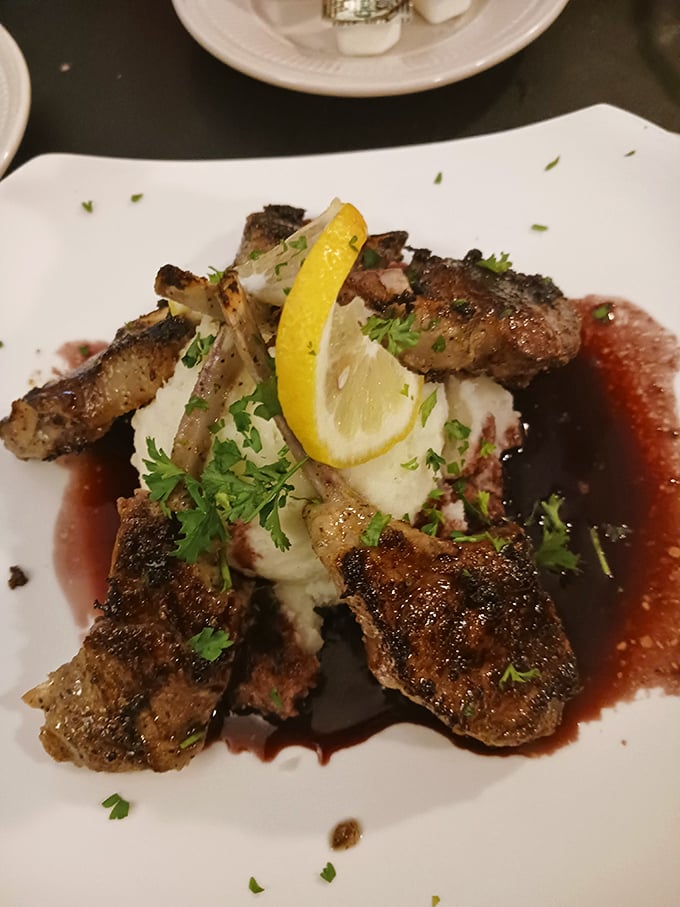 Lamb chops arranged like a crown around mashed potatoes&mdash;because sometimes dinner deserves to wear royal regalia.