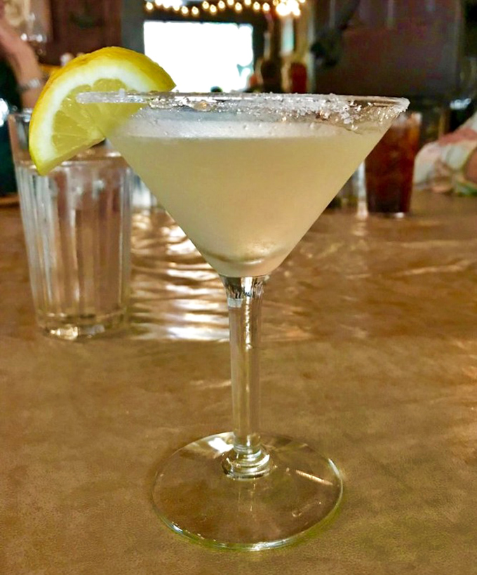 Mountain medicine: This lemon drop martini isn't just refreshing&mdash;it's the perfect reward after navigating those hairpin turns on San Marcos Pass.