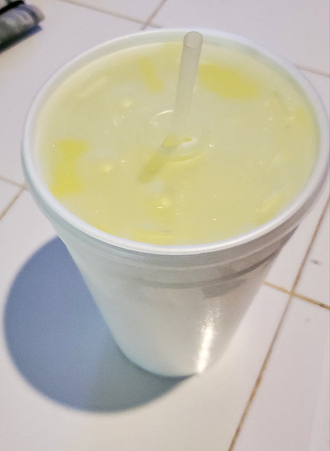 This isn't your grandkid's lemonade stand product&mdash;it's the real deal, looking like liquid sunshine in a styrofoam chalice of refreshment.