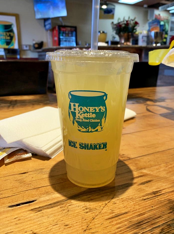 Their signature lemonade comes in a cup that proudly announces its mission: to refresh you between bites of perfectly fried chicken.