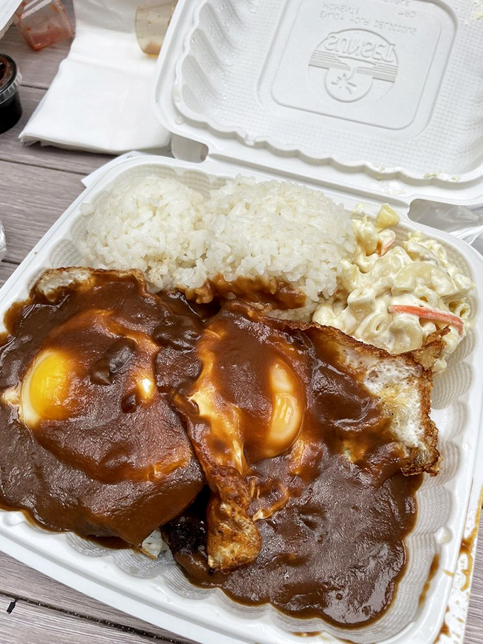 Comfort food that speaks a universal language&mdash;a loco moco that wraps you in a warm, gravy-soaked hug of culinary nostalgia.