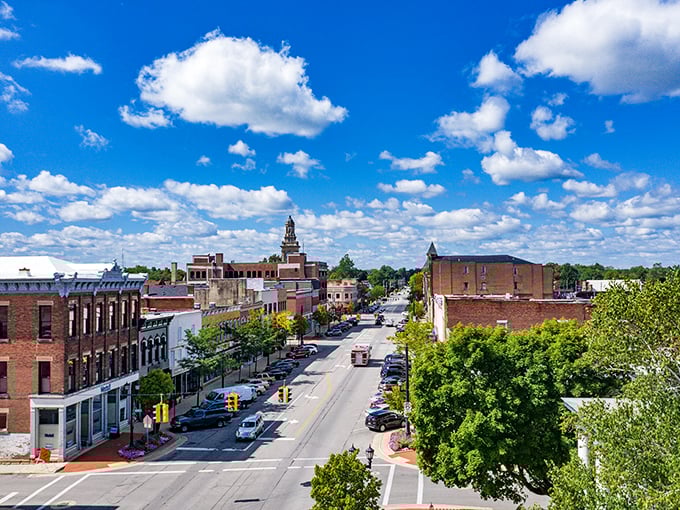 Norwalk's Main Street vista captures the essence of affordable small-town living &ndash; historic architecture without the historic preservation society price tag.
