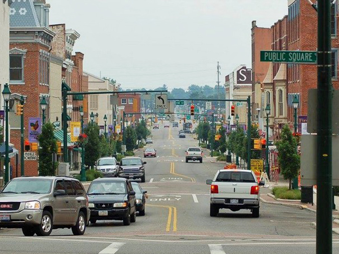 Looking down Main Street feels like stepping into a Norman Rockwell painting come to life.