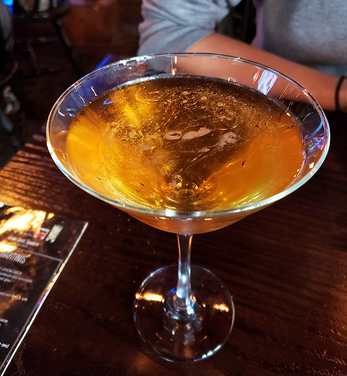 A Manhattan that Don Draper would approve of &ndash; amber perfection in a glass that says "your day is officially over."