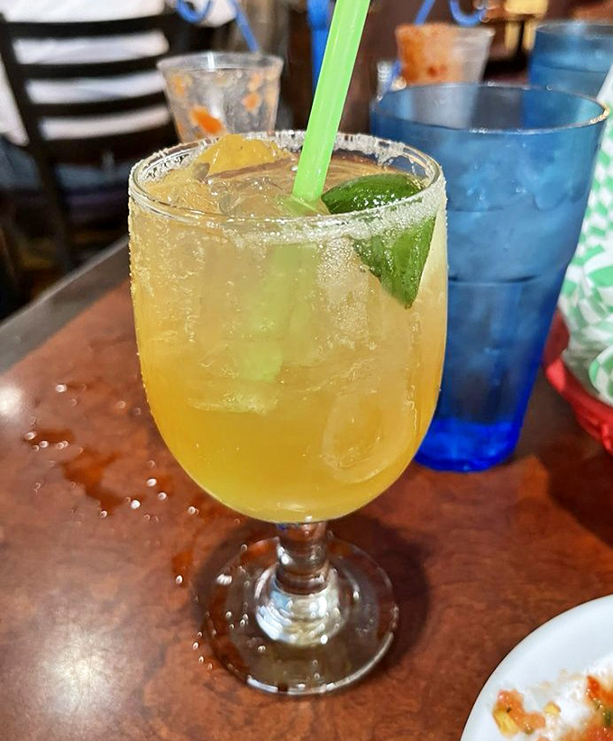 This margarita has enough personality to run for office and enough lime to make you forget election season.