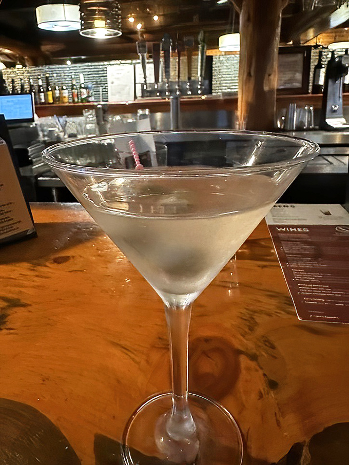 A martini so pristine it looks like liquid diamond&mdash;the kind of cocktail that makes you feel sophisticated even if you're wearing hiking boots.