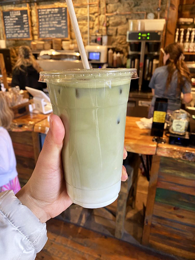 The matcha latte: where trendy meets traditional in a cup that promises to make your Instagram followers green with envy.