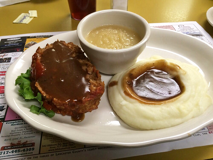 Meatloaf that doesn't apologize for being meatloaf &ndash; it stands proudly next to those mashed potatoes like they've been best friends since childhood.
