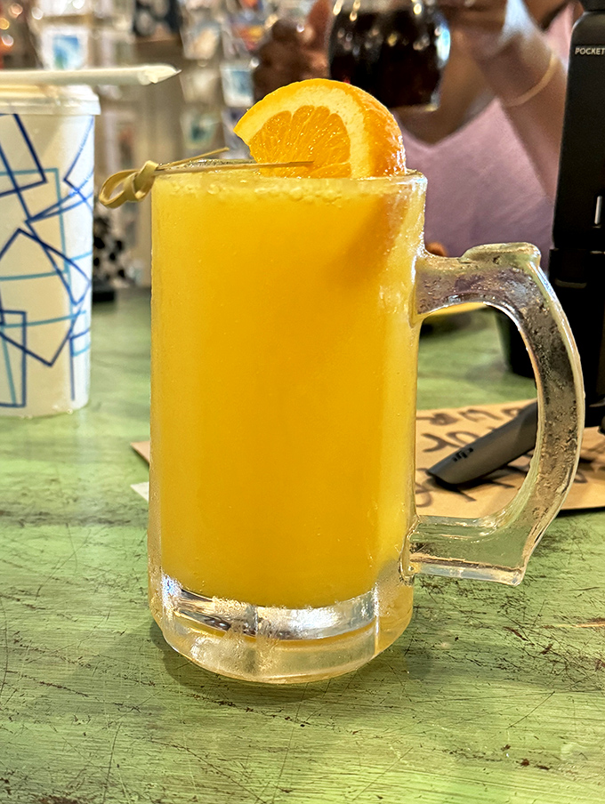 A mimosa in a frosty mug is the breakfast equivalent of finding an extra $20 in your pocket&mdash;unexpected joy in liquid form.