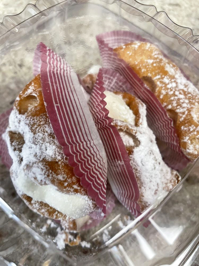 These cream-filled pastries aren't just dessert, they're therapy. One bite of these cannoli and suddenly tax season doesn't seem so stressful.