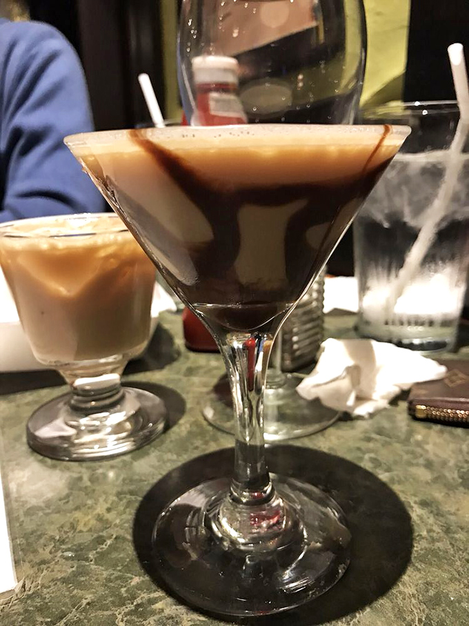 A chocolate martini that can't decide if it's dessert or a cocktail, so it became both. Liquid happiness in a glass, no judgment here.