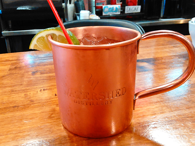 Even their Moscow Mule comes in a proper copper mug – because DK Diner understands that details matter, even in your morning cocktail.