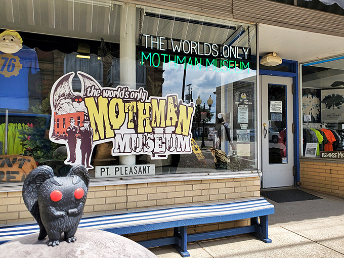 The world's only Mothman Museum beckons curious visitors with its red-eyed mascot, proving small towns often harbor the strangest and most fascinating tales.