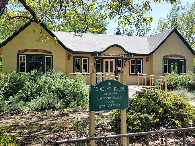 The Colony House Museum preserves Atascadero's history in a charming bungalow that looks like it's waiting for someone to bring over lemonade.